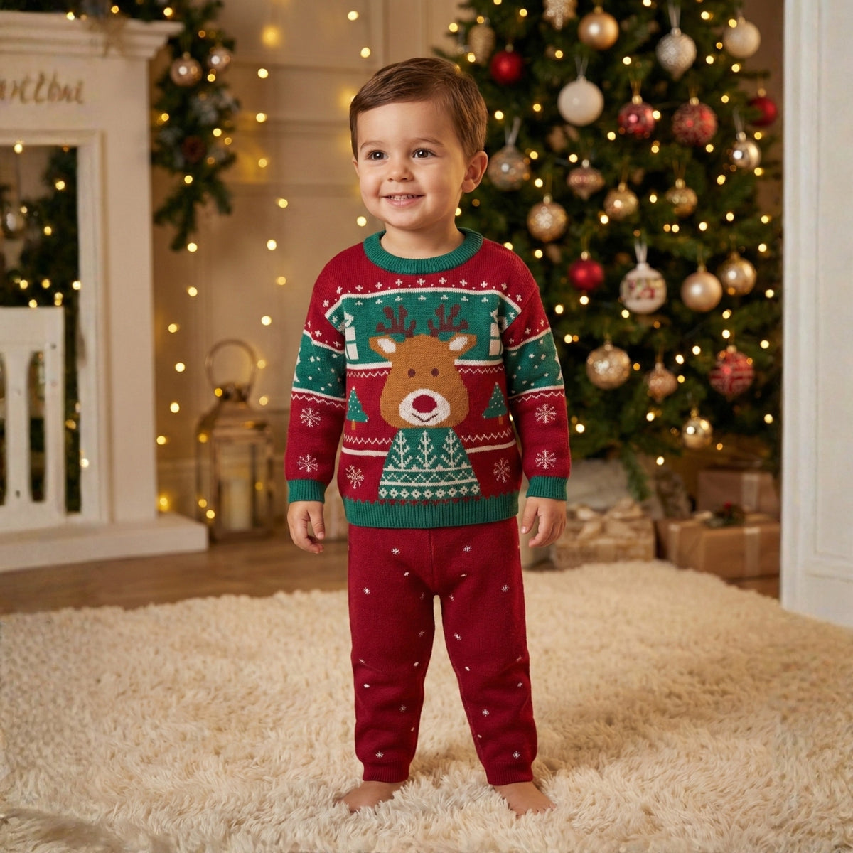 Rudolf Sweater Co-ord – Kids of Greendeer